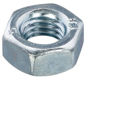 DIN 934 / ISO 4032 zeskant moer M16 verzinkt 8 (100 st.) | JRV Products